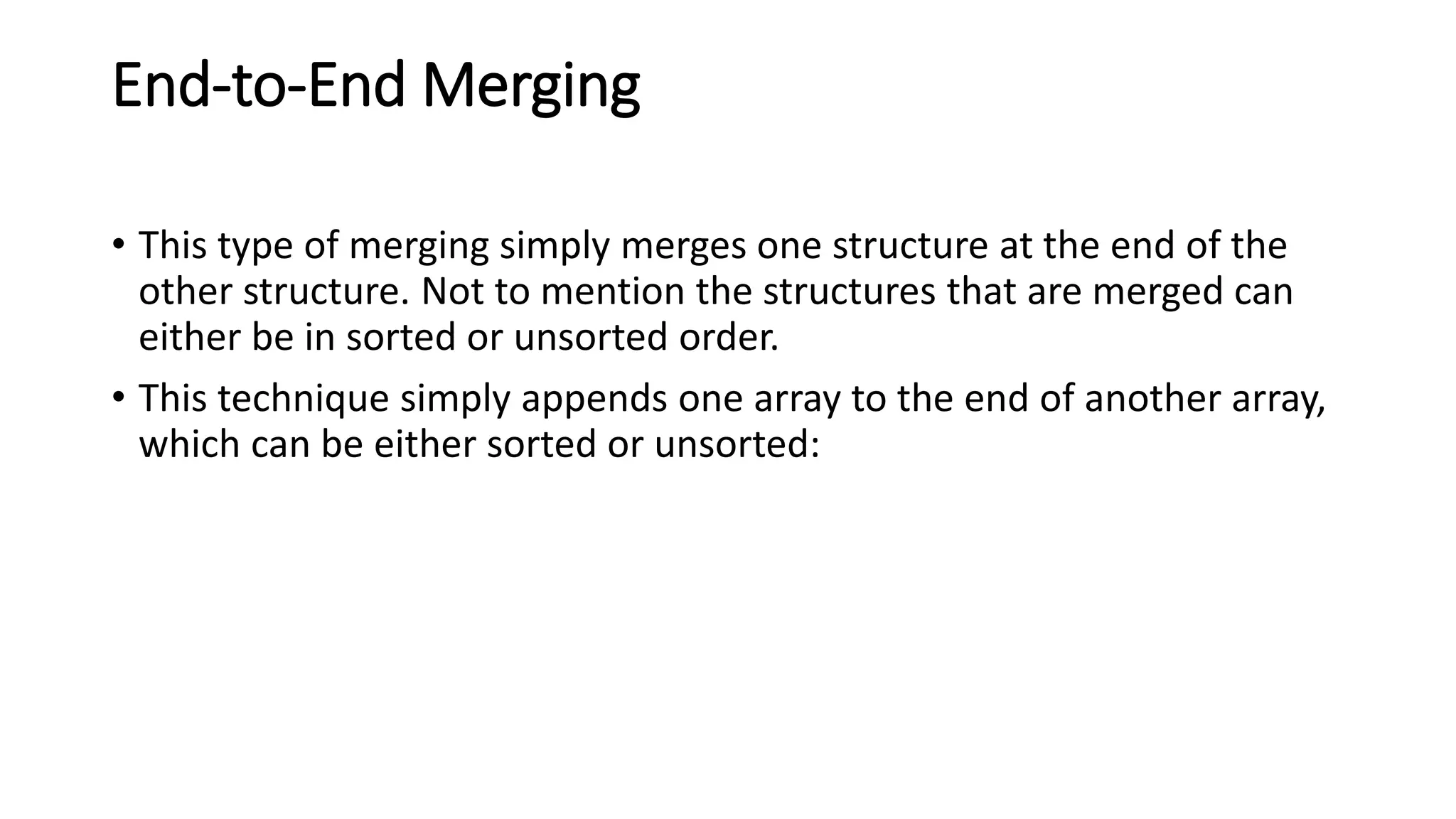 K way merging advanced data structures materials | PPTX