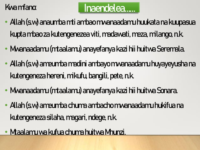 DHIMA_YA_MWALIMU_MUISLAMU.pptxtanzania n | PPT