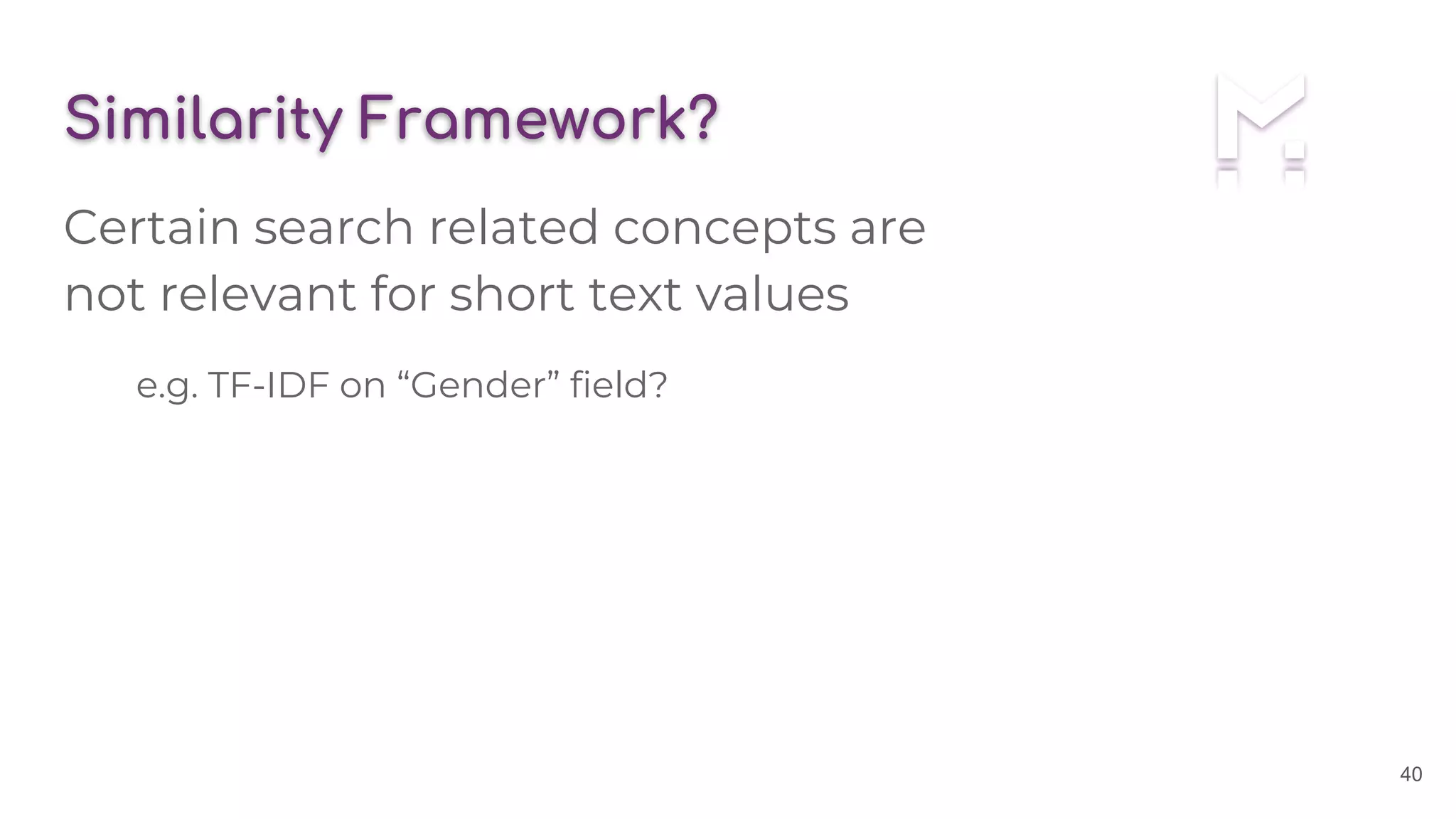 Entity Linking @ Scale Using Elasticsearch | PPT
