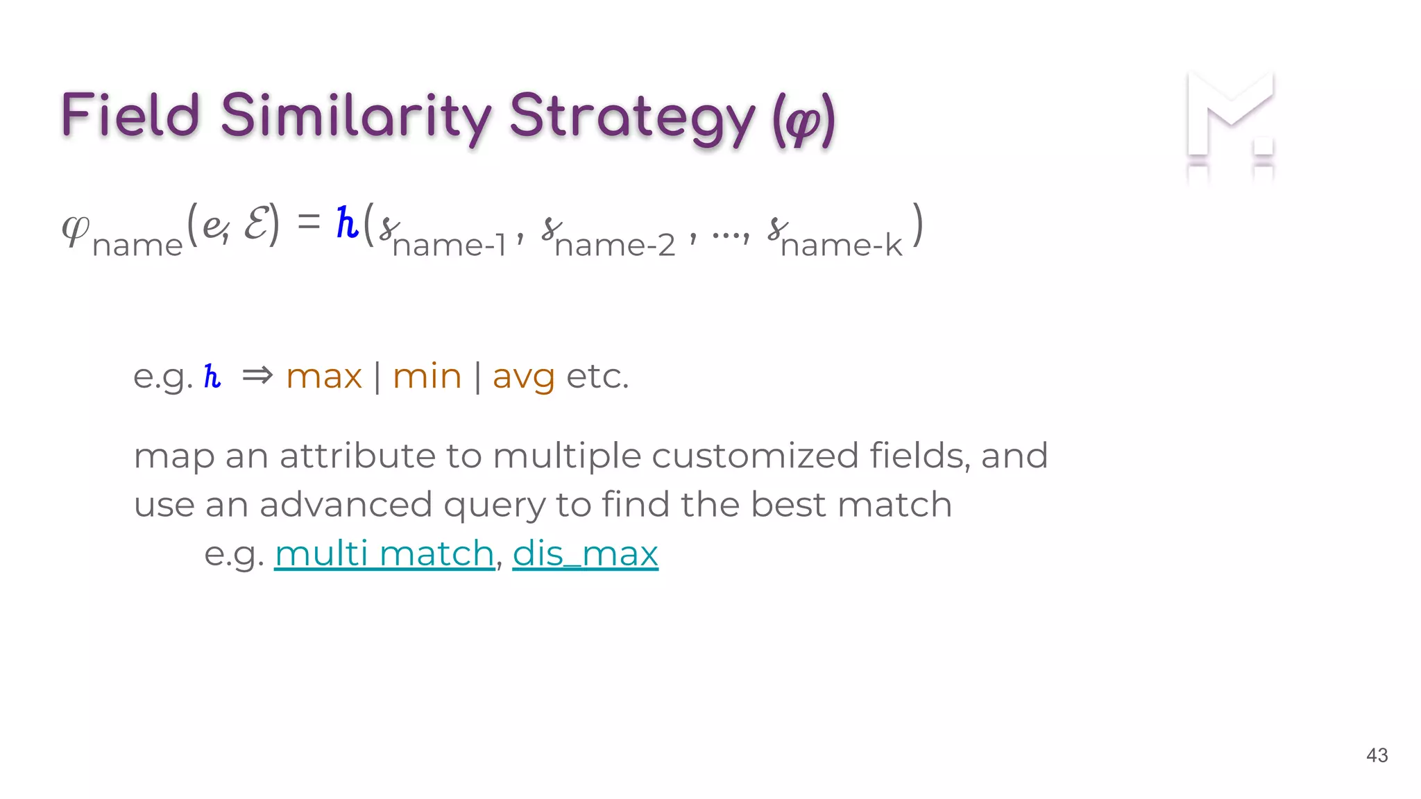 Entity Linking @ Scale Using Elasticsearch | PPT