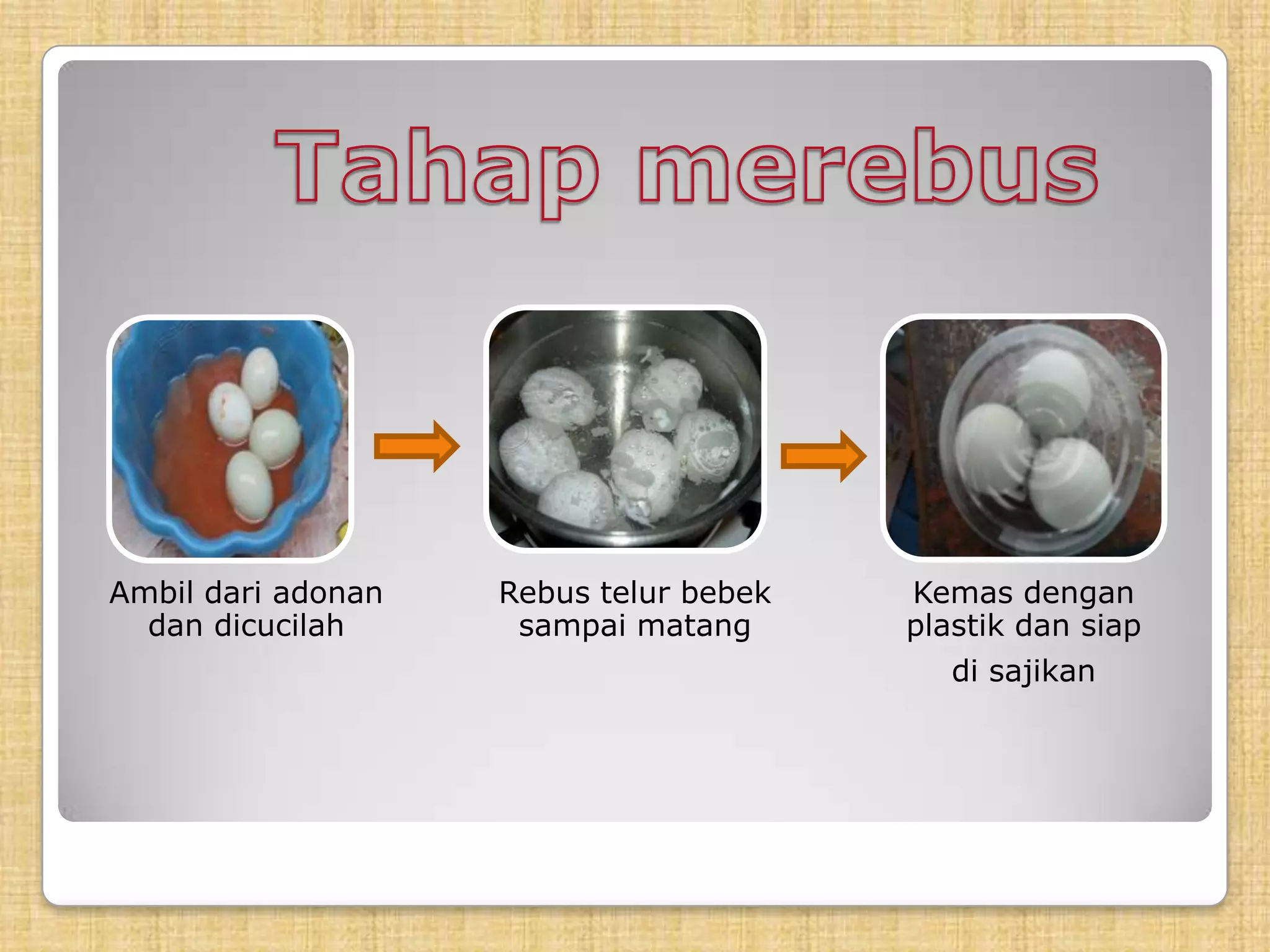 proses pembuatan telur asin | PPTX