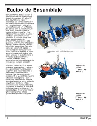 Kwh pipe tuberia hdpe | PDF