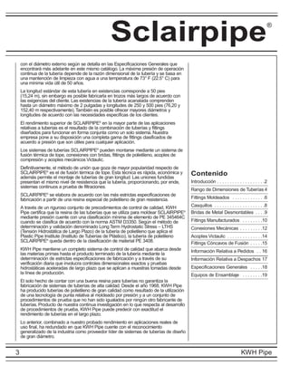 Kwh pipe tuberia hdpe | PDF
