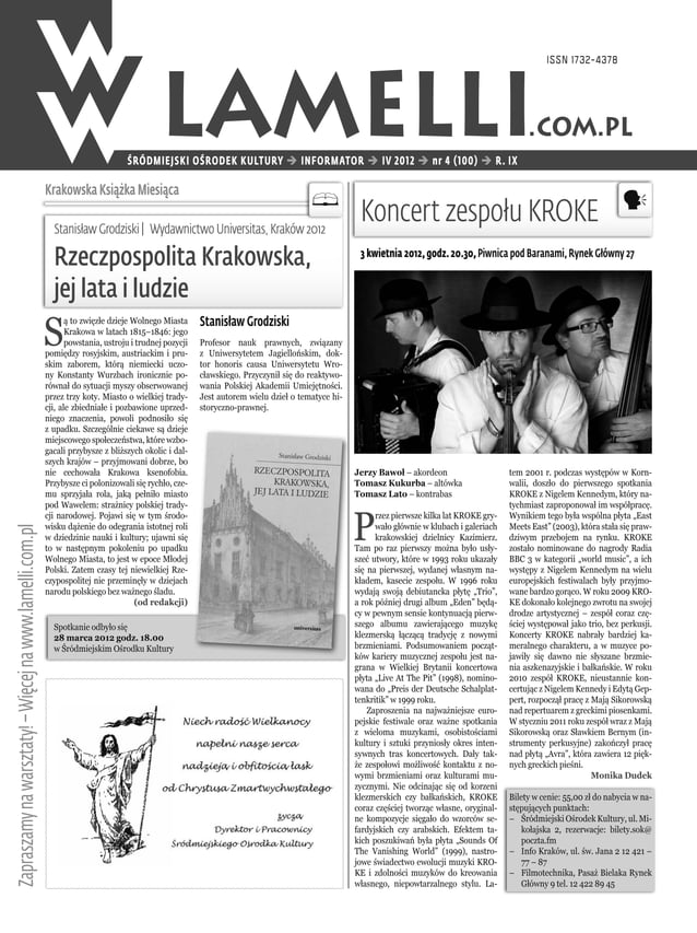 Lamelli - Kwiecien 12 | PDF | World/International Music | Music