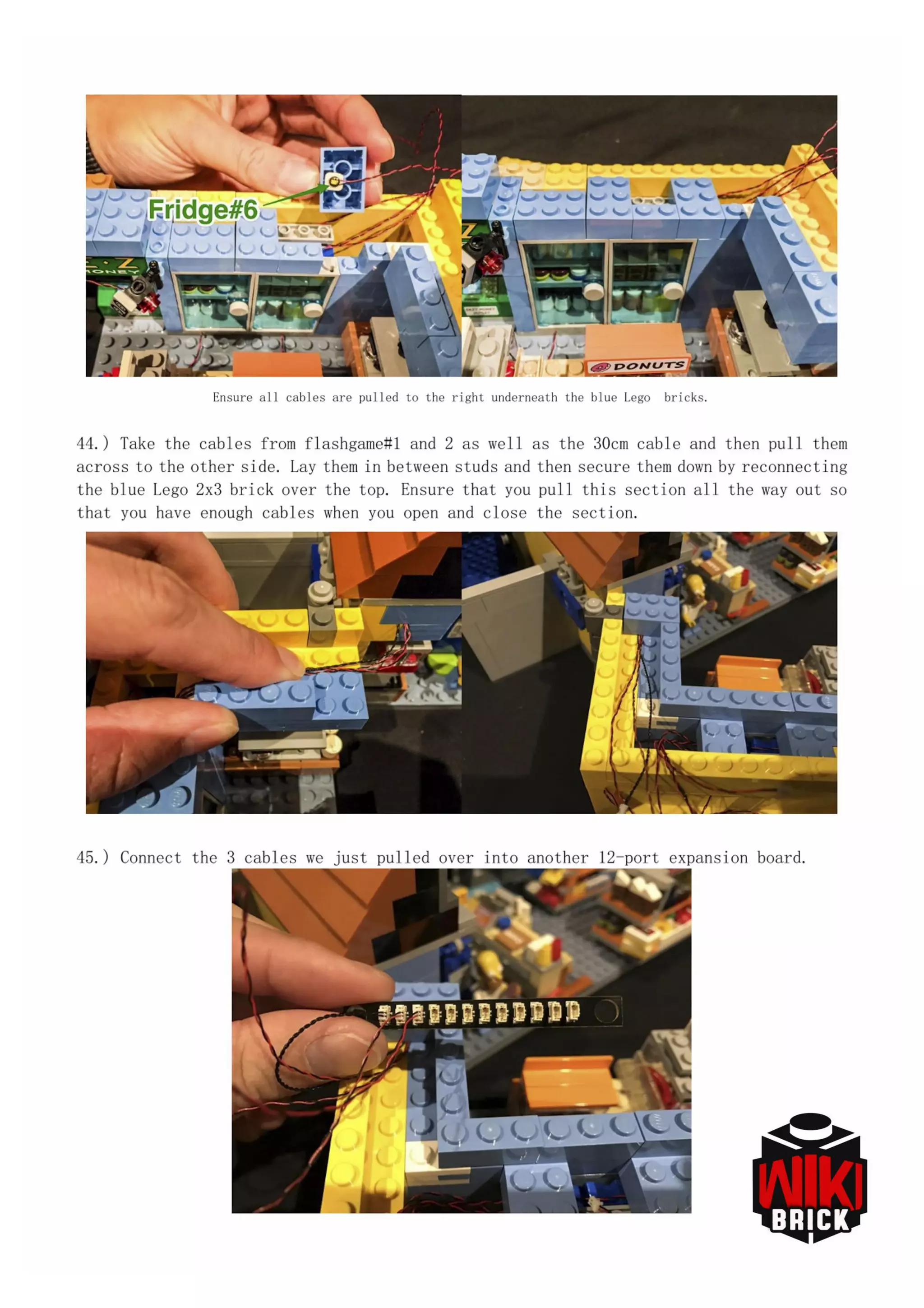 Manual Instruction Led Light for LEGO 71016 Kwik-E-Mart Brick Kits | PDF
