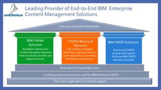 IBM & enChoice Present: Easily Customizing IBM Content Navigator with ...