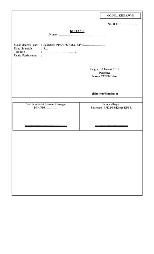 Kwitansi | DOCX