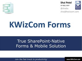 KWizCom Forms | PPTX