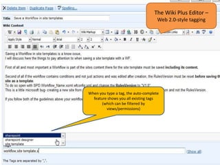 KWizCom sharepoint wiki plus - product overview | PPTX