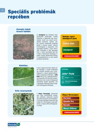 Kwizda 2020 tavasz repce technológia | PDF