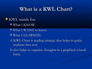 Kwl chart presentation | PPT