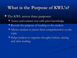 Kwl chart presentation | PPT