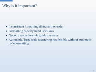 Hands on clang-format | PDF