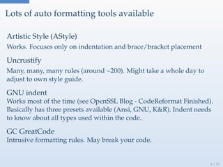 Hands on clang-format | PDF