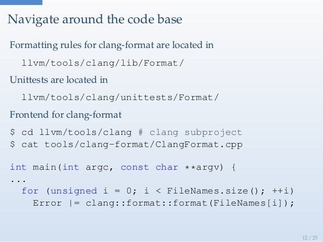 Hands On Clang Format 