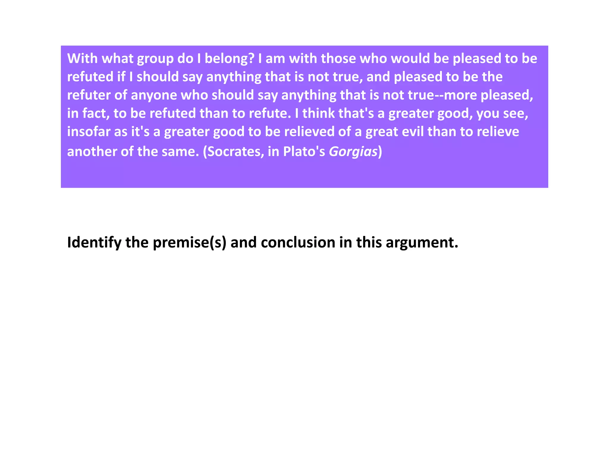 Introduction to argument elements | PPTX