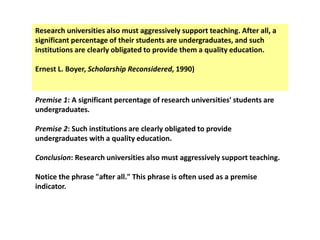 Introduction to argument elements | PPTX