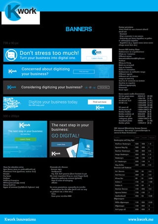 Visual Guidelines - Example from Kwork Innovations | PDF | Web Design ...