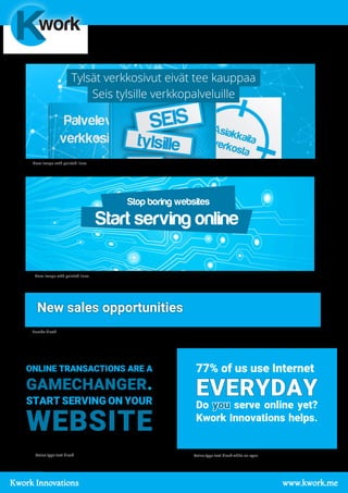 Visual Guidelines - Example from Kwork Innovations | PDF | Web Design and HTML | Internet