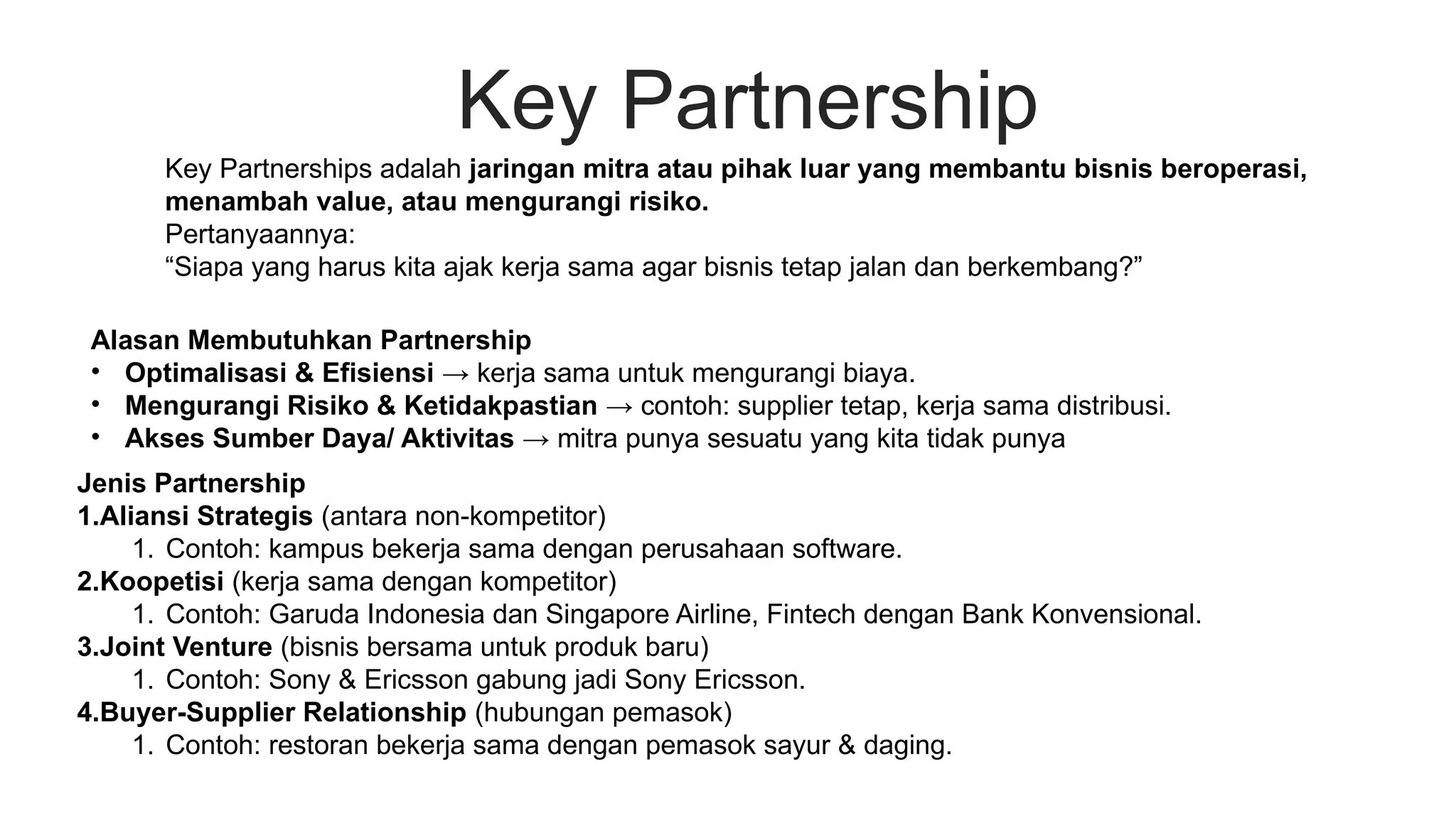 Kewirausahaan 3 - Key Partnership dalam Business Model Canvas.pptx