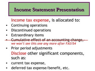 Accounting for Income Tax | PPT