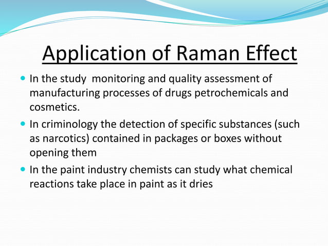 Quantum Theory of Raman effect | PPTX | Physics | Science