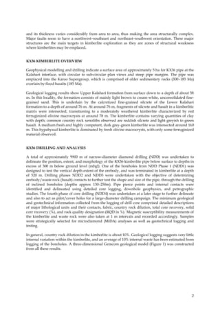 Resource evaluation of the KX36 kimberlite, central Botswana | PDF
