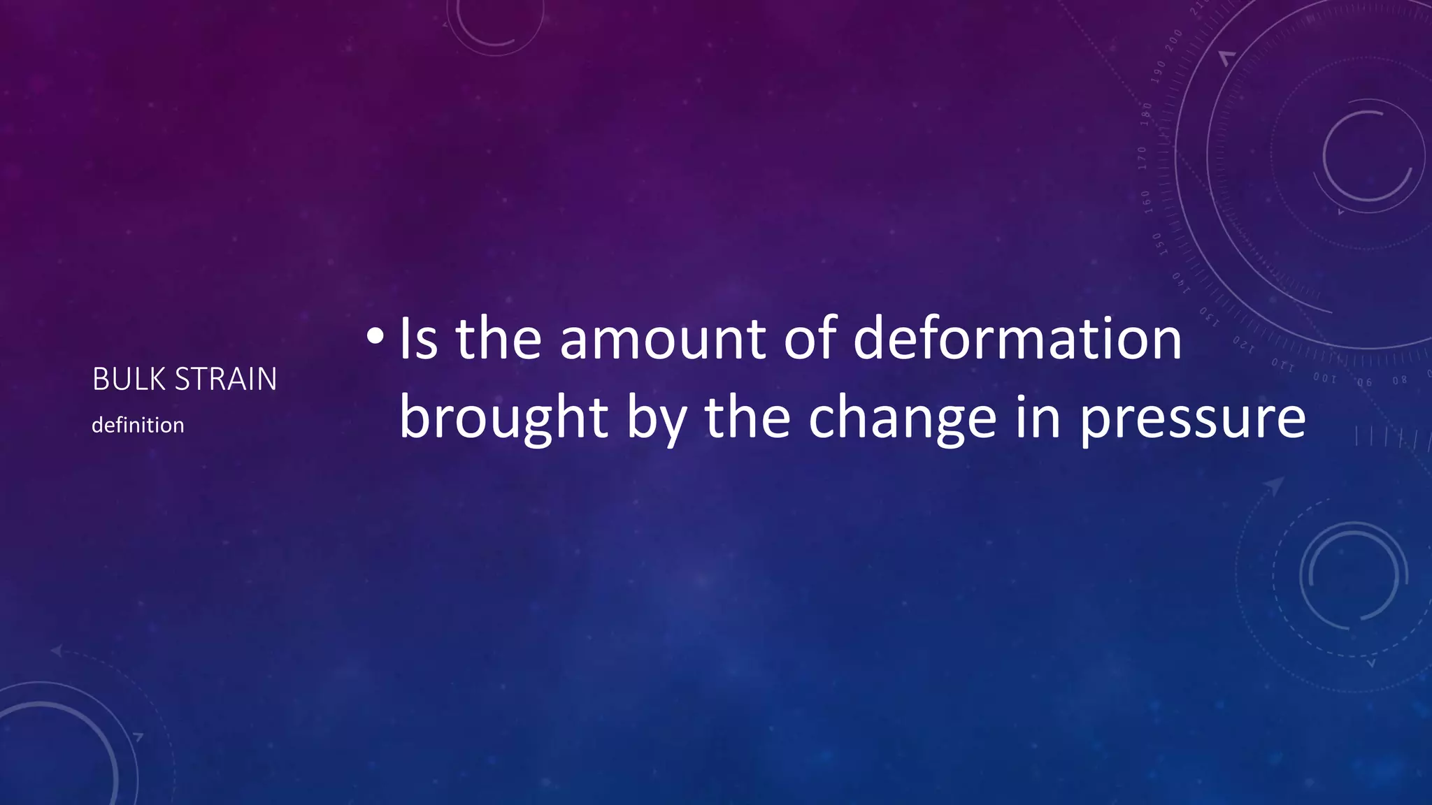 The bulk modulus explained | PPTX