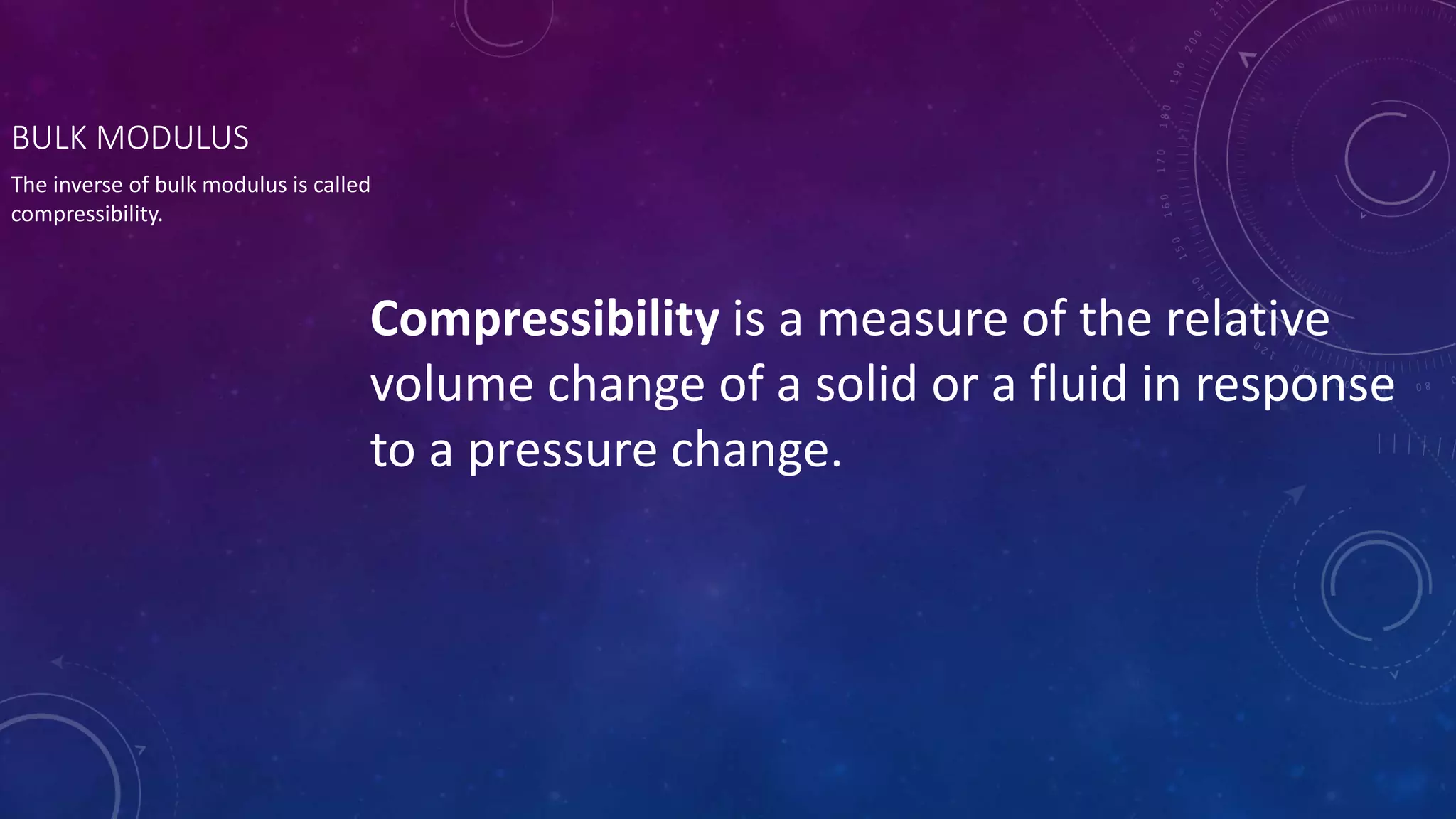 The bulk modulus explained | PPTX
