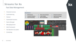 "Introduction to Kx Technology", James Corcoran, Head of Engineering ...
