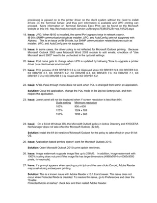 Kx driver v74 read me | PDF