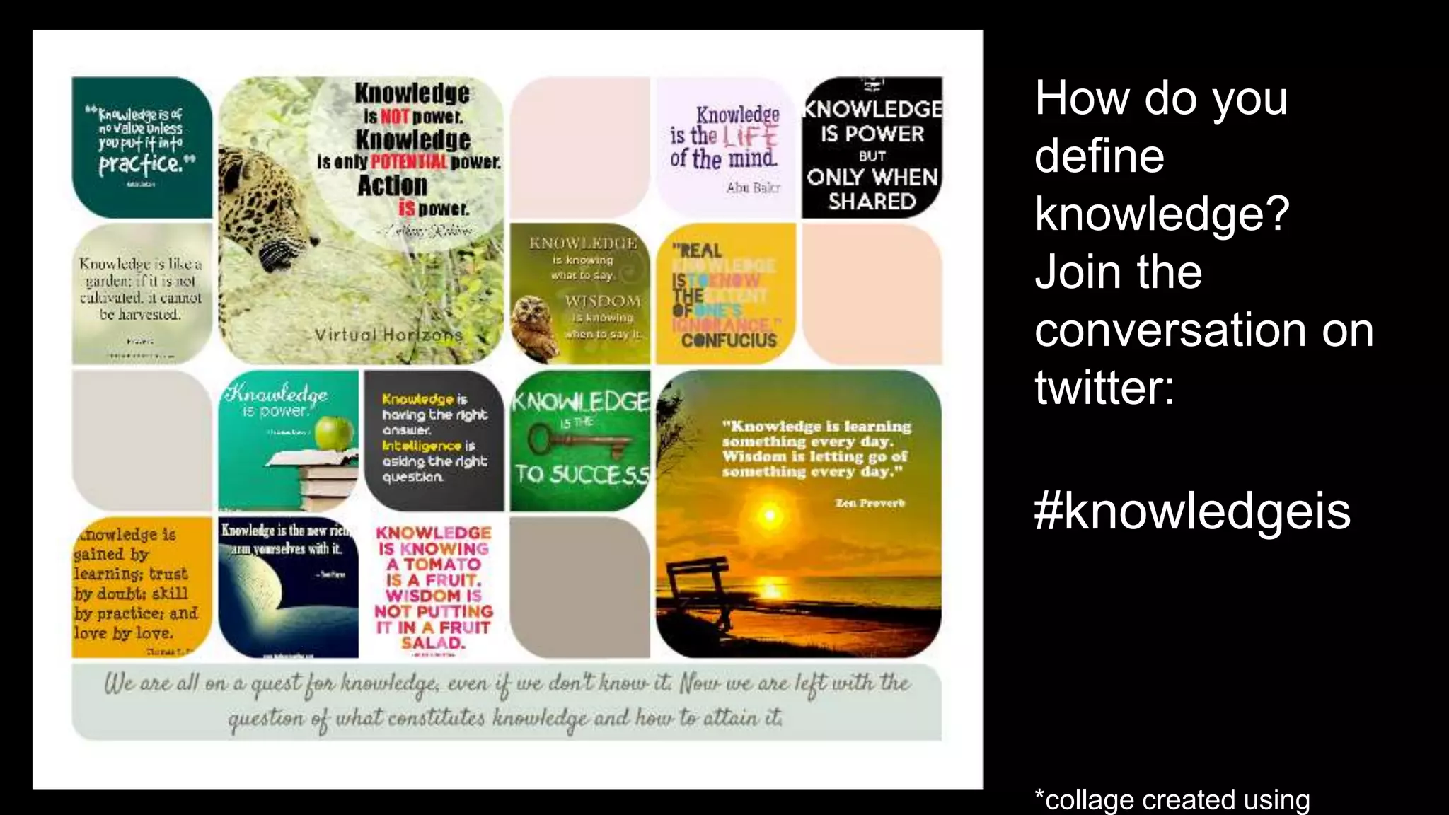 Defining Knowledge | PPT