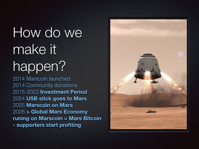 Marscoin - 17th annual international Mars convention, League City, TX | PPT