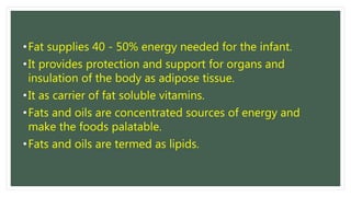 Nutrients and nutritional requirements of children | PPTX