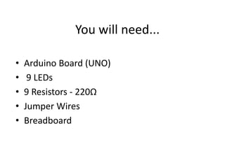 push button with led matrix | PPTX