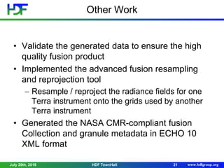 NASA Terra Data Fusion | PPT