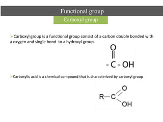 Functional groups and chemical reactions in food | PPTX