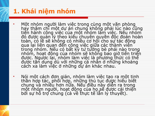 Ky nang lam viec nhom | PPT