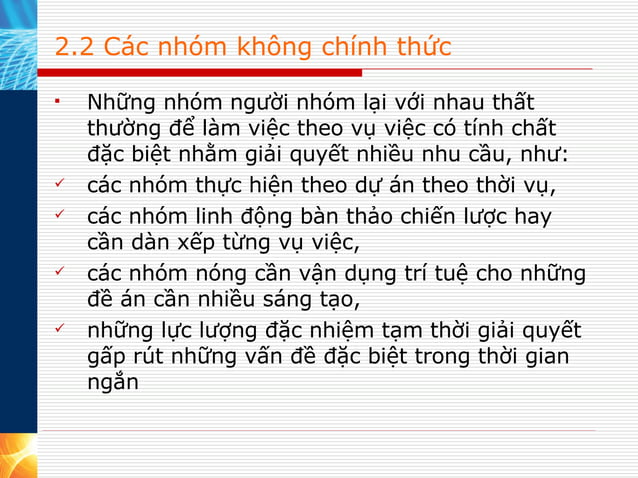 Ky nang lam viec nhom | PPT