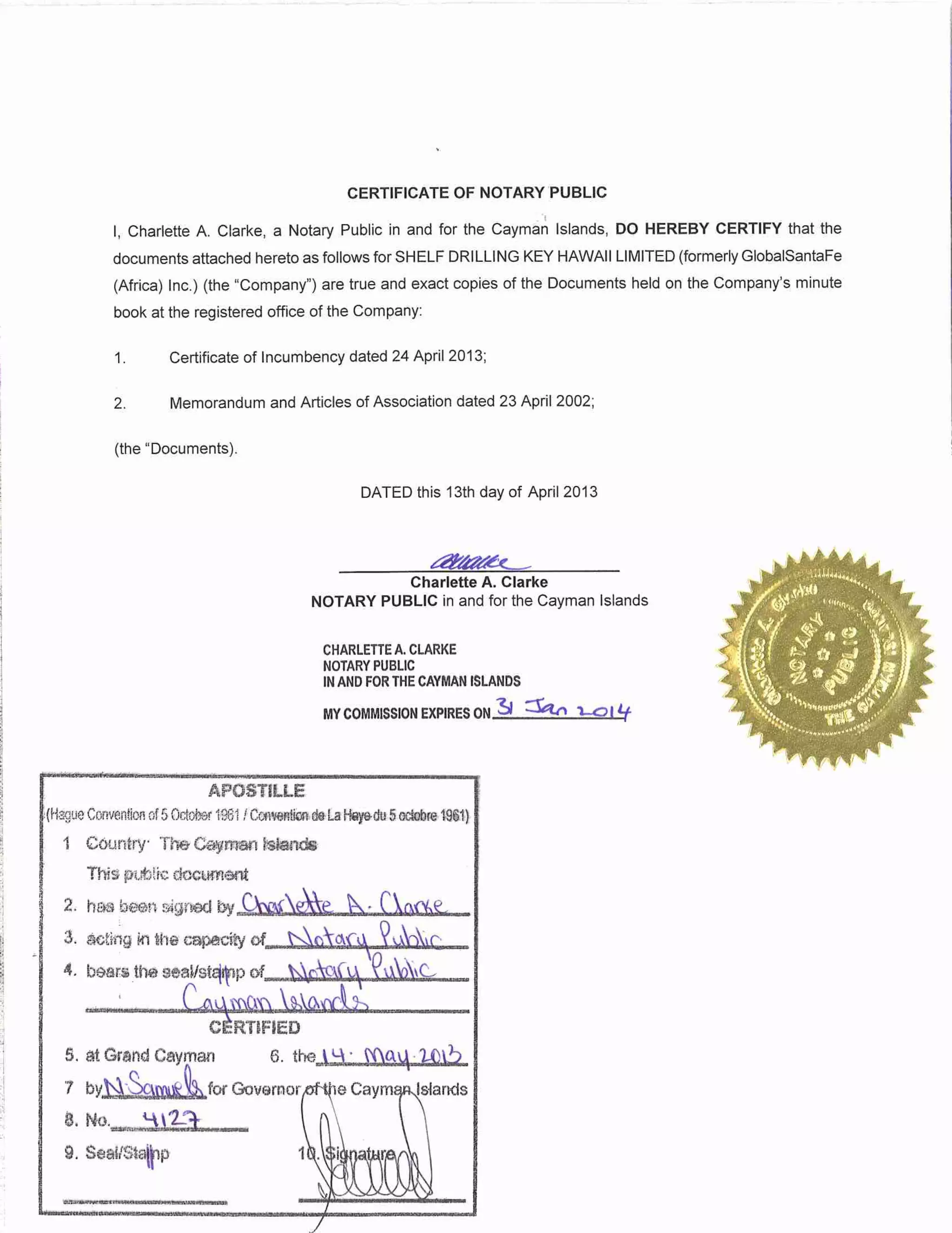 Ky65060 apostilled documents | PDF