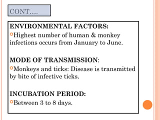KYANSUR FOREST DISEASE (MONKEY FEVER).ppt