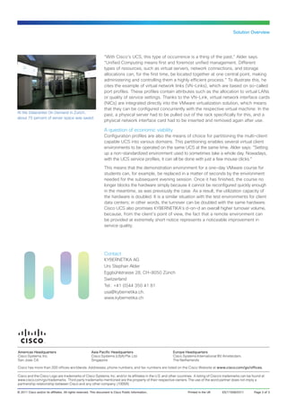 Kybernetika accelerates provision of virtual IT environments | PDF