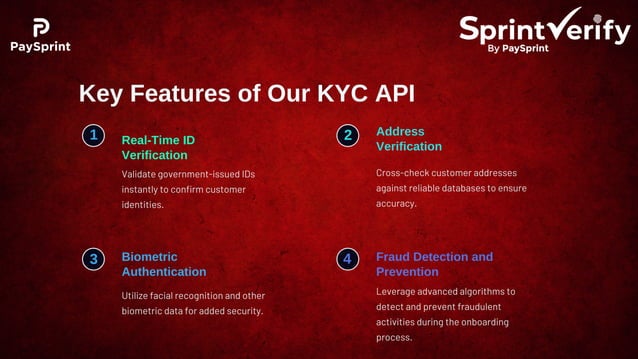 KYC API By SprintVerify powered by PaySprint .pdf | Web Development | Internet