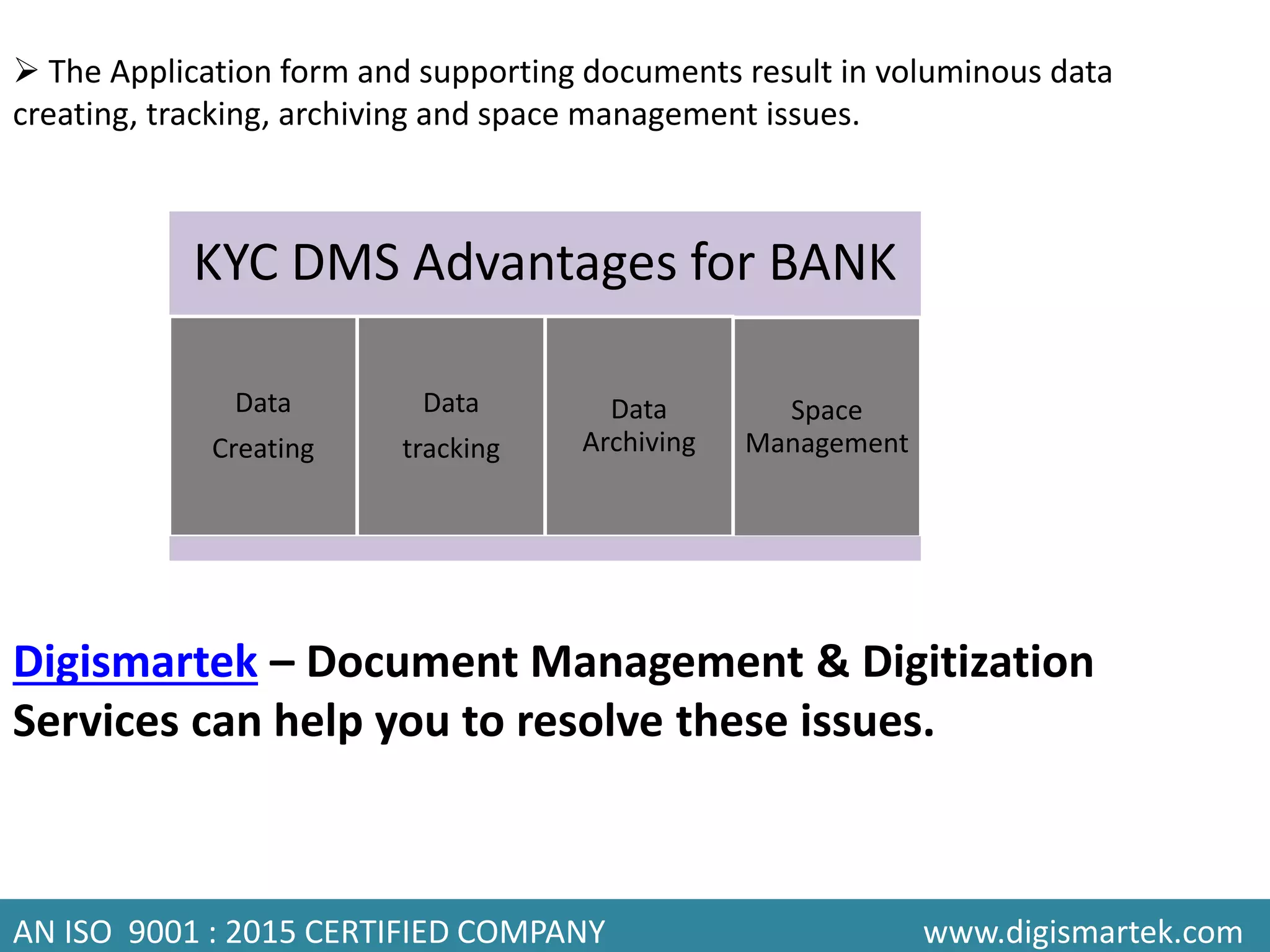 KYC Document Management System | Digismartek | PPT
