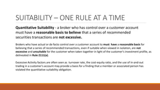 KYC - Know Your Costumer and the Importance of Suitability | PPTX