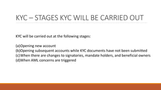 KYC - Know Your Costumer and the Importance of Suitability | PPTX
