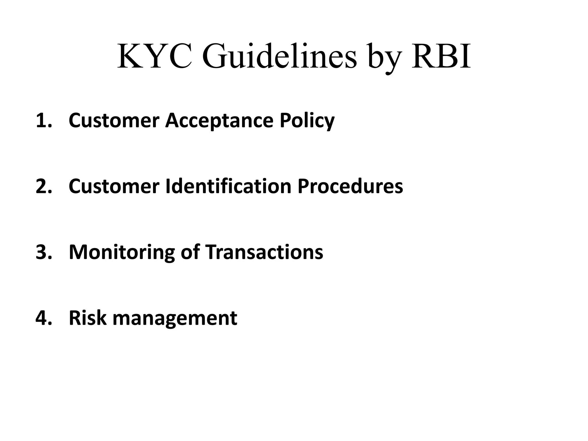 Kyc (know your customer) | PPTX