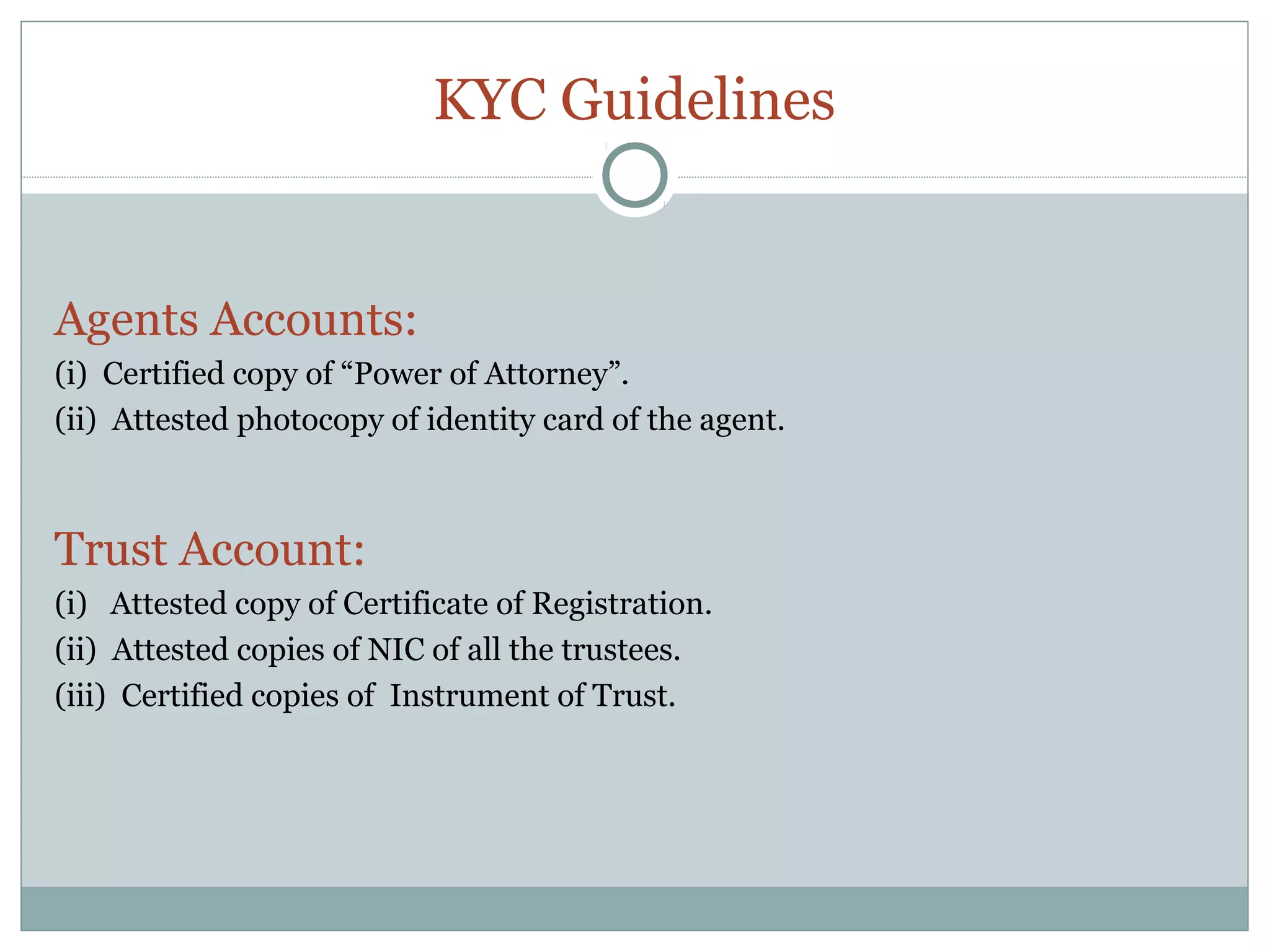 Kyc Know Your Customer | PPT