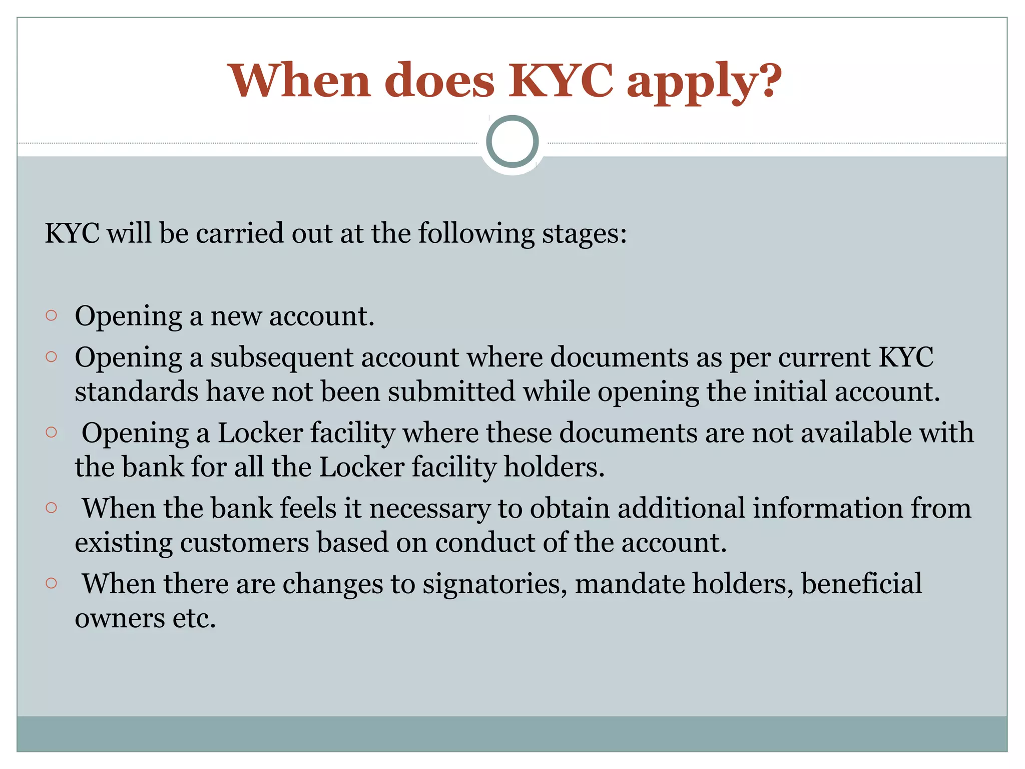 Kyc Know Your Customer | PPT