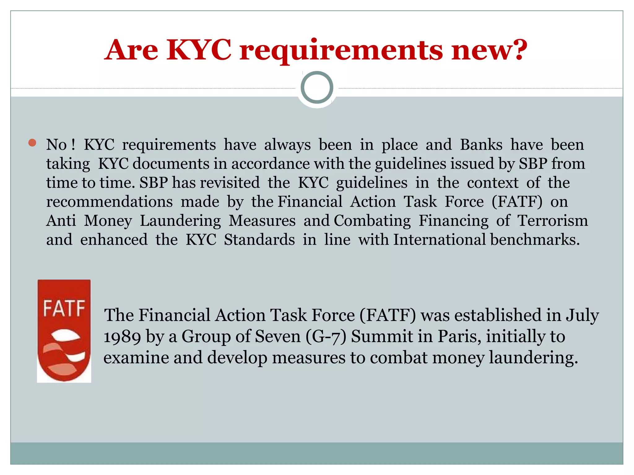 Kyc Know Your Customer | PPT